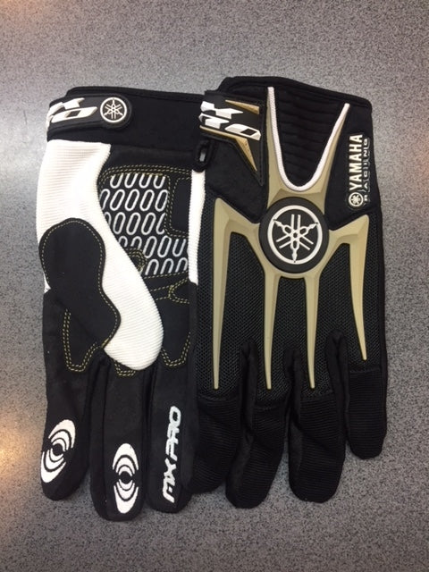 YAMAHA GLOVES BLACK GOLD – Bakens Motoren